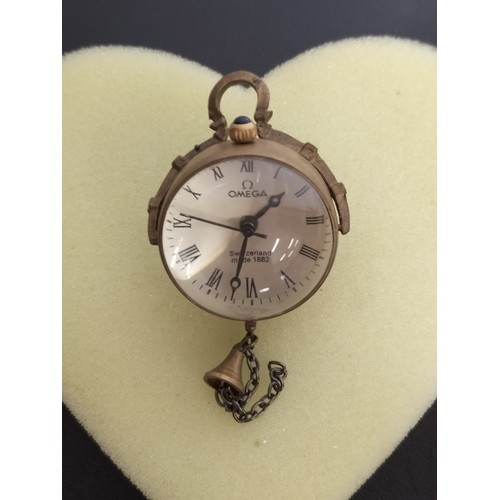 Mechanical clock fob watch. Working