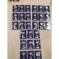 Full set of Alphabet 10p coins in presentation Sleeves