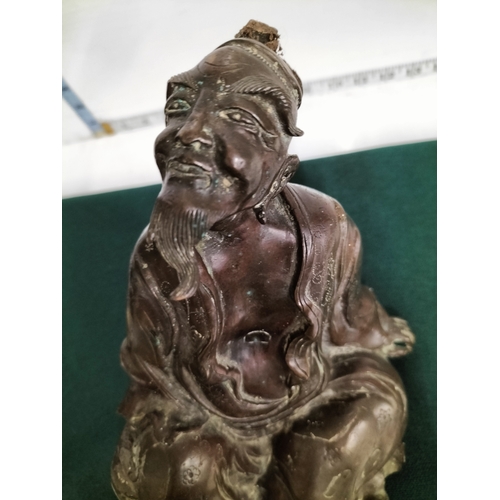 18th Century Bronze Old Man