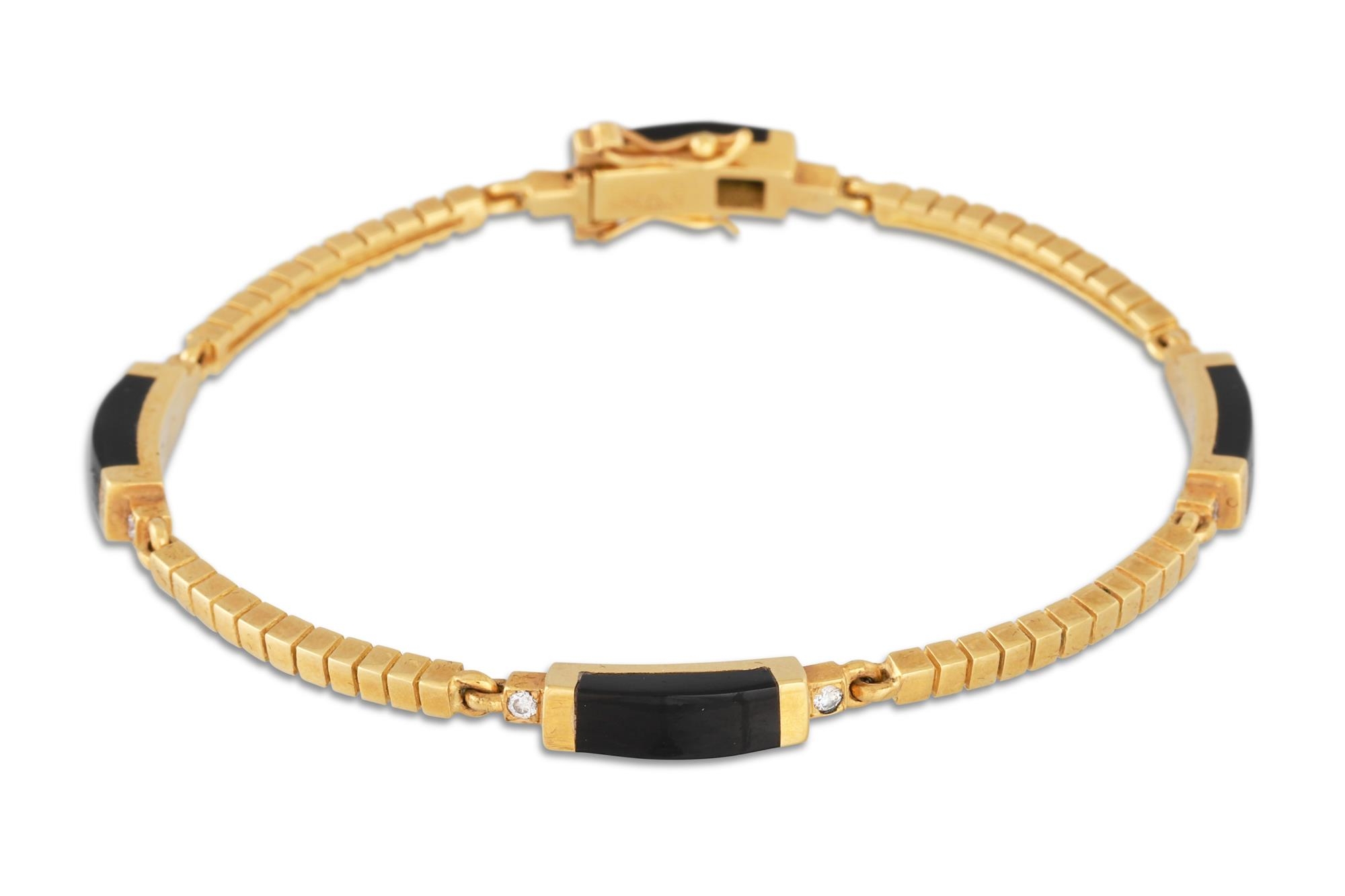 A DIAMOND AND BLACK CORAL PANEL BRACELET, by Bernard Passman, Cayman ...