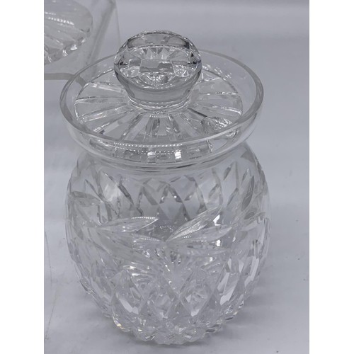 A 4 PIECE LOT OF TYRONE CRYSTAL