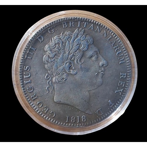 AN 1818 GEORGIAN CROWN