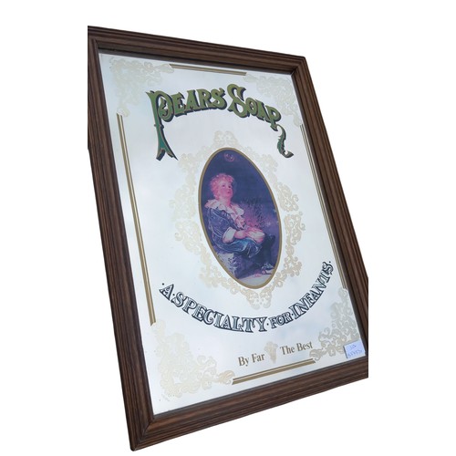 A PEARS ADVERTISING MIRROR 17x24"