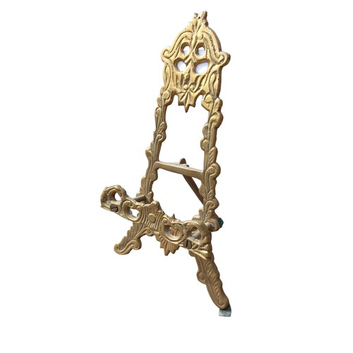 SMALL BRASS EASEL 8"