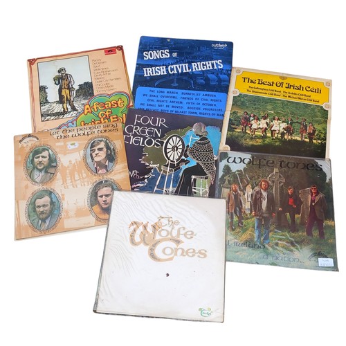 7 IRISH THEMED LP'S TO INCLUDE WOLFETONES