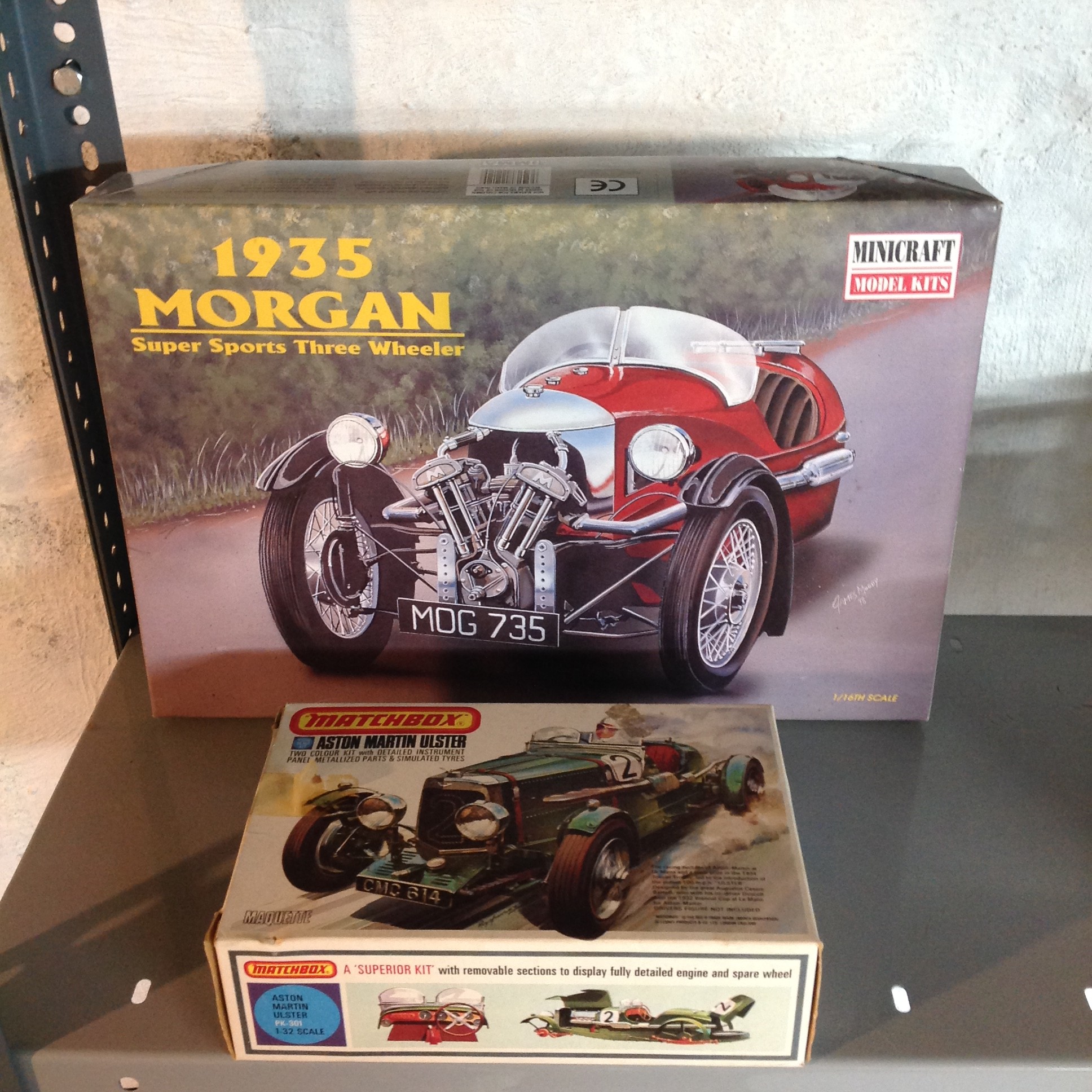 Models: Aston Martin Ulster & Morgan Three Wheeler 1. Matchbox: Aston ...