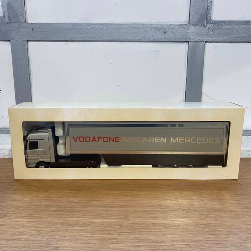 Eligor 1:43 2007 Vodafone McLaren Mercedes. Boxed. Mercedes Actros MP2 ...