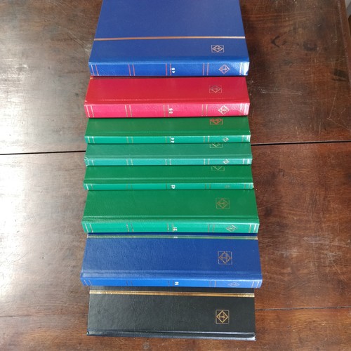 A large quantity of Worldwide stamps. Presented in eight (8) small ...