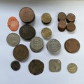 A Selection Of Various Channel Island Coins.