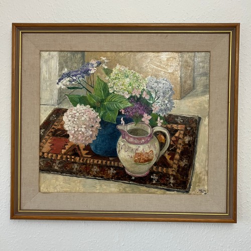 Original Still Life Oil Painting By Maria Burgess Whinney (1914 - 1995 ...