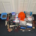 Rummage Box of Various Tools & DIY Items.