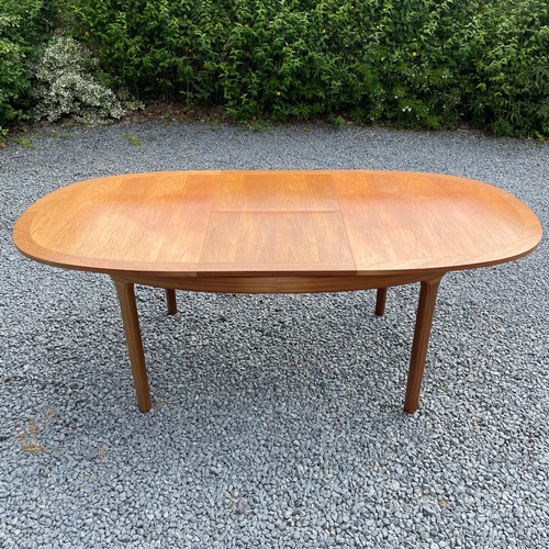 Nathan Teak Extendable Dining Table W:152.5cm D:99cm H:74.5cm Extended ...