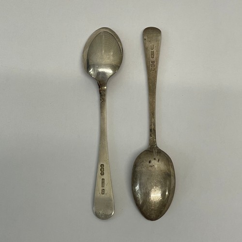 Two Sterling Silver Spoons. John Round & Son 1932. Year letter is P.