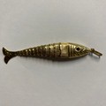 A Vintage Articulated 9ct Gold Fish Pendant 375 Hallmark With ...