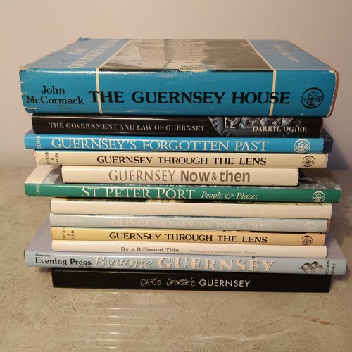 Twelve Guernsey Hardback Books including The Guernsey House by John ...