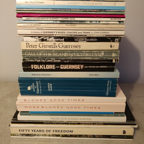 A Large Collection of Guernsey Paperback Books and Booklets.