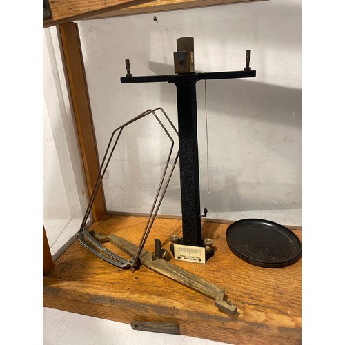 2 Vintage Cased Scientific Scales inc Philip Harris Birmingham