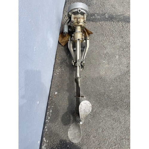 Vintage British Made Anzani Outboard Engine with Tank A/F
