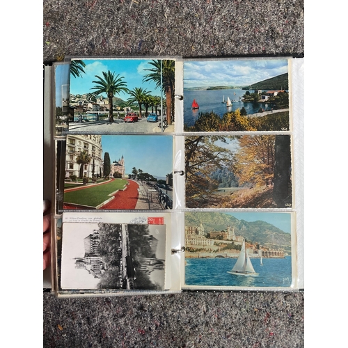 Collection of approx 100 vintage European location postcards / social ...