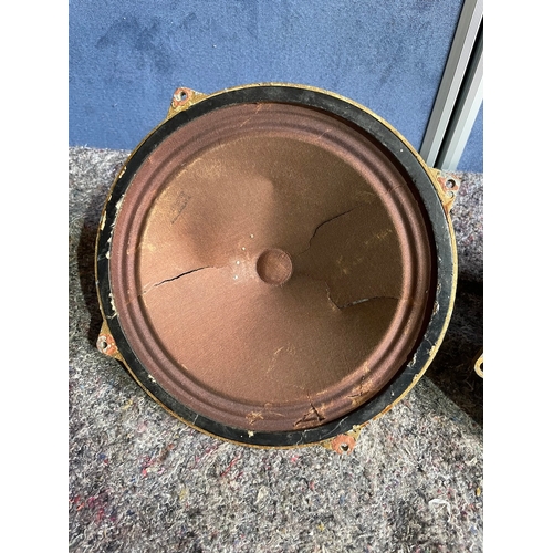 Two Rare Vintage Stentorian 12" /15" Loudspeakers - A/F