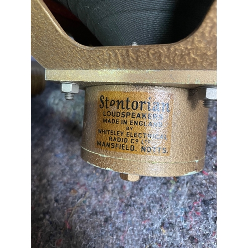 Two Rare Vintage Stentorian 12" /15" Loudspeakers - A/F