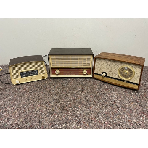 Three Vintage Wireless Radios - untested A/F