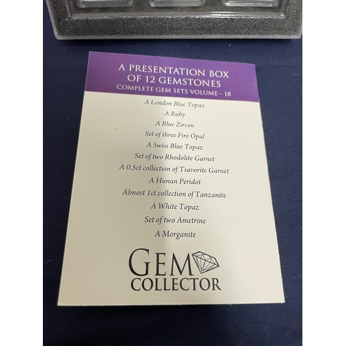 Gem Collector Presentation of 12 Gemstones