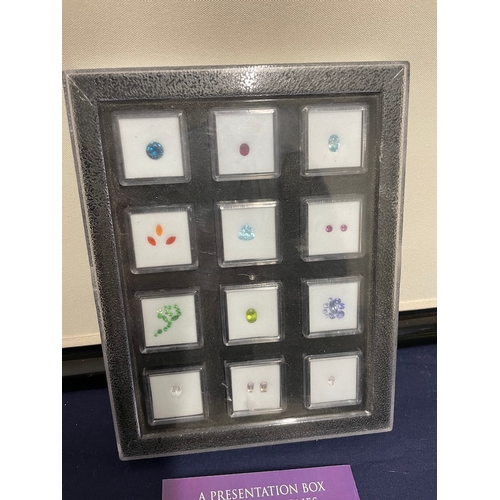 Gem Collector Presentation of 12 Gemstones
