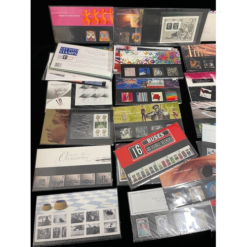 Collection of 54 Presentation Stamp pack + 17 Collectable Stamp Envelopes