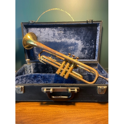Vintage Lafleur Special Boosey & Hawkes Brass Trumpet in case