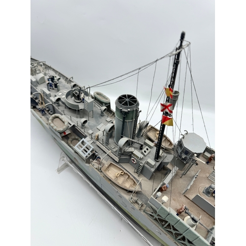 HMCS Snowberry K166 Flower Class Corvette model 90cm x 35cm