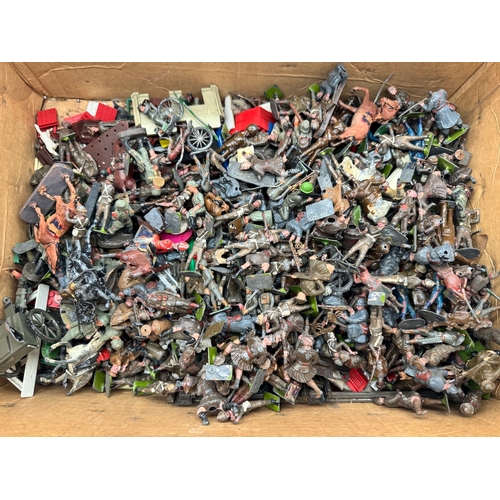 Large quantity of approximately 100+ Britains Lead Toy Soldiers WW1 ...