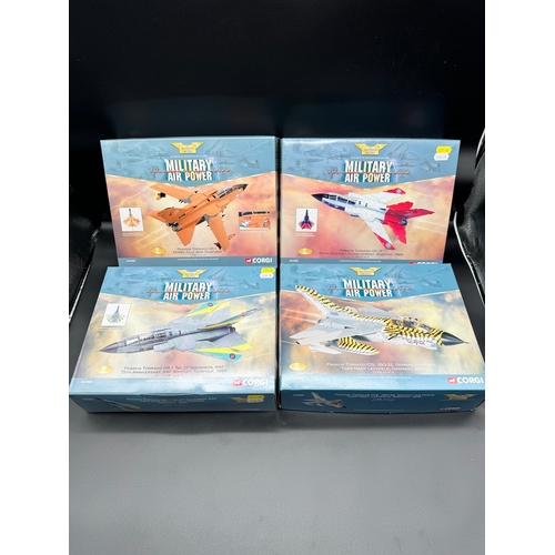 Four Boxed Corgi Military Air Power Panavia Tornado's AA33602 / AA33603 ...