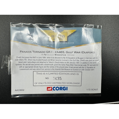 Four Boxed Corgi Military Air Power Panavia Tornado's AA33602 / AA33603 ...
