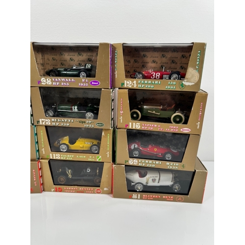 16 x Brumm Serie Oro Model Cars Boxed - Ferrari D246, Lancia-Ferrari ...