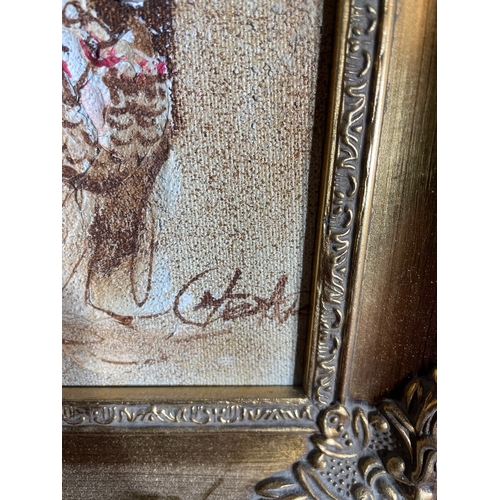 Three Original signed Oil paintings on canvas