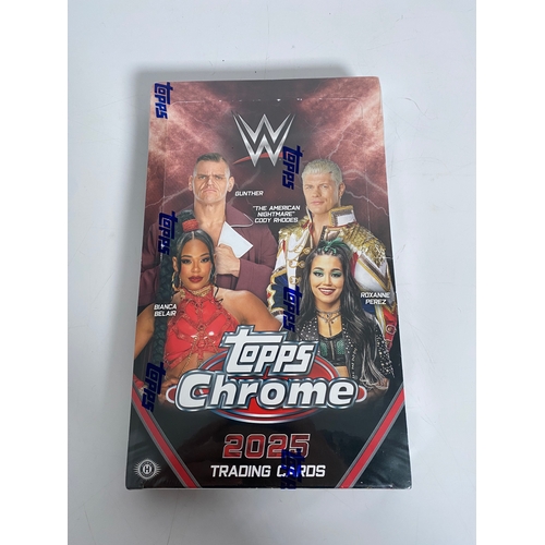 WWE Topps Chrome 2025 Trading cards Hobby Box 'New sealed in box'