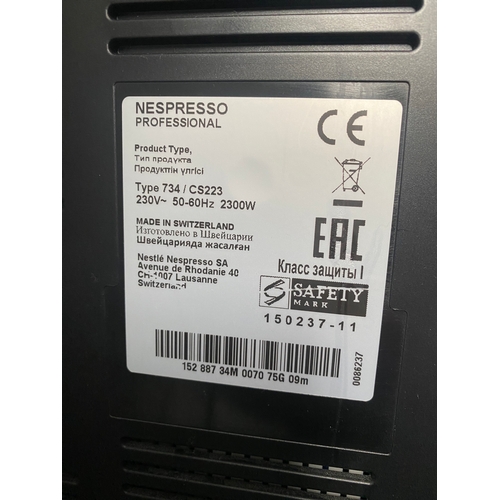 Nespresso Professional 734/CS223 Coffee machine with Nespresso Pod ...