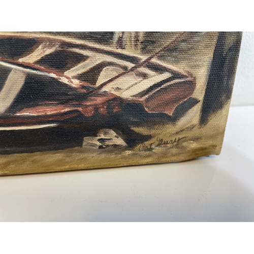 Original signed oil painting on canvas