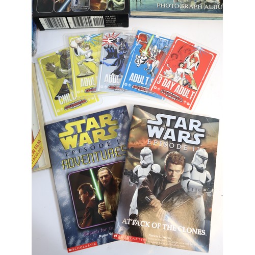 Collection of Star Wars Books, Event passes Star Wars Celebrations ...