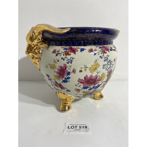 Beautiful Ornate Floral Phoenix ware pot
