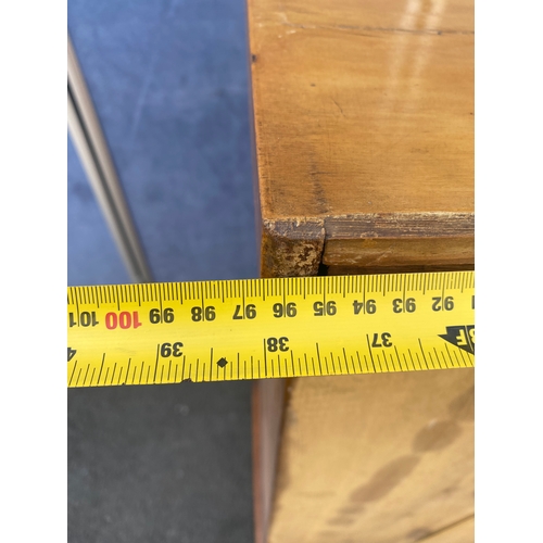 Satinwood Two over three drawer chest of drawers.