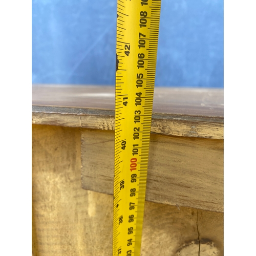 Satinwood Two over three drawer chest of drawers.