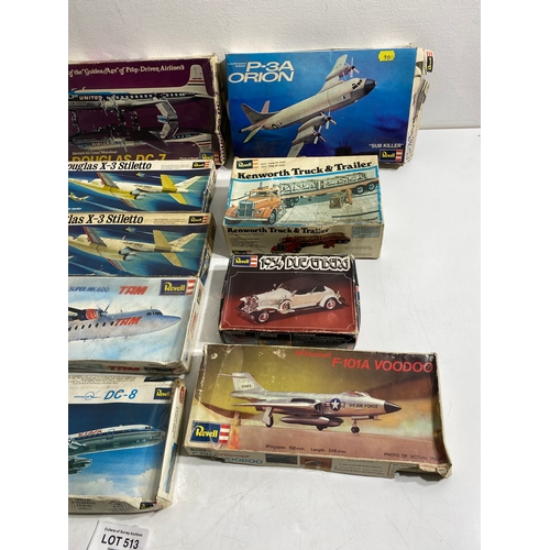 A collection of Revell model kits including, Loackheed ASW P-3A Orion ...