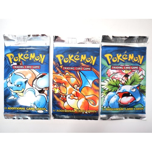 Pokémon TCG: Base Set Booster Packs (Set of Three) Complete artwork run ...