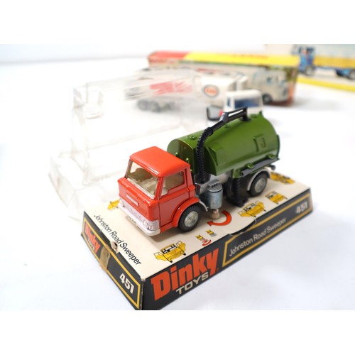 Dinky Toys - 917 Mercedes - Benz Truck & Trailer, 945 A.E.C Fuel Tanker ...