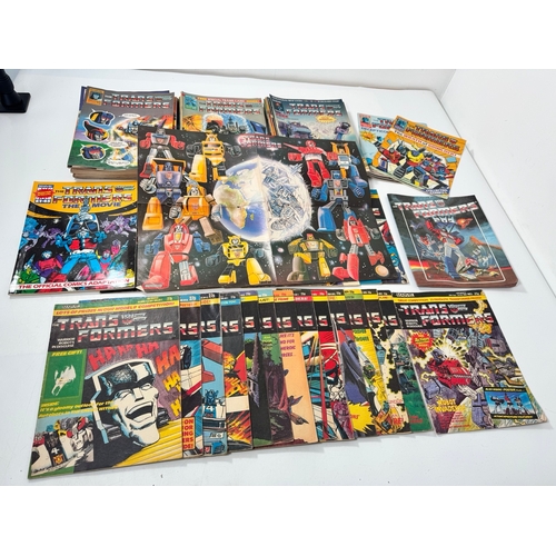 A collection of 1980's Transformer UK comics includes issues 1 to 136 ...