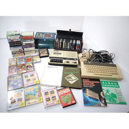 Acorn Electron Computer complete with Data Recorder, Manuals, Cassette ...