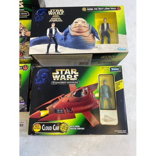 Star wars The Power of the Force Kenner Stap and battle droid, Speeder Bike with Princess Leia Organ