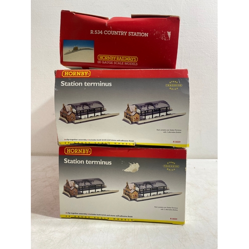 Two Hornby Station Terminus R8009's and Hornby Railways R534 Country ...